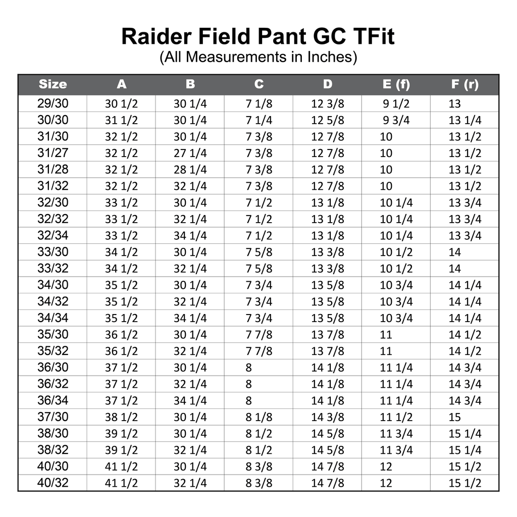 Raider Field Pant GC T-Fit - DLG | PDW | Prometheus Design Werx
